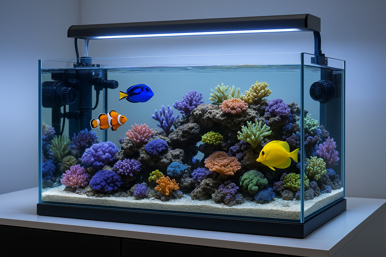 3x1.5x1.5 feet Zero Maintenance Marine Tank Setup – Chennai Marine Aquarium