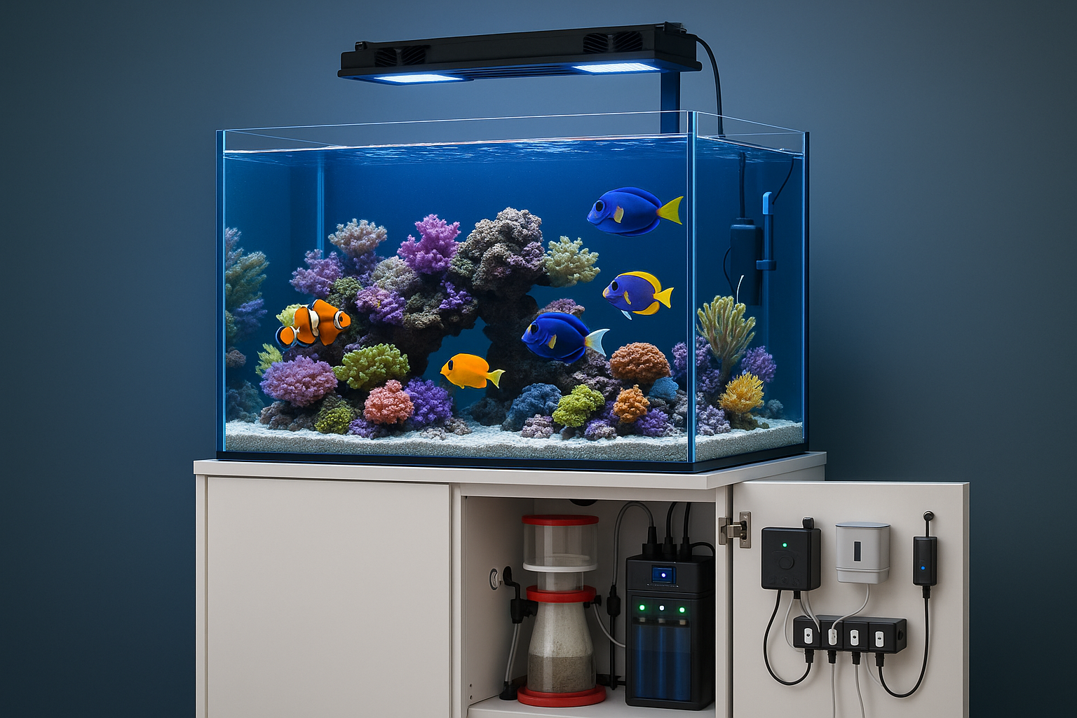 3x2x2 feet Zero Maintenance Marine Tank Setup – Chennai Marine Aquarium