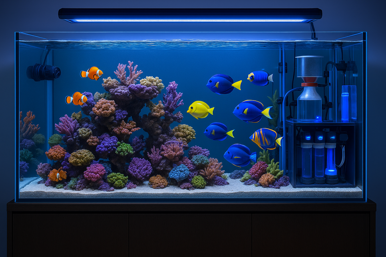 5x2x2 feet Zero Maintenance Marine Tank Setup – Chennai Marine Aquarium
