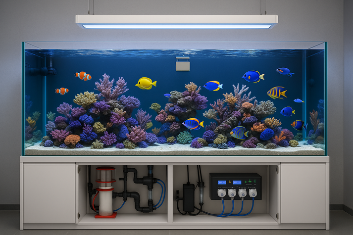 6x2x2 feet Zero Maintenance Marine Tank Setup – Chennai Marine Aquarium